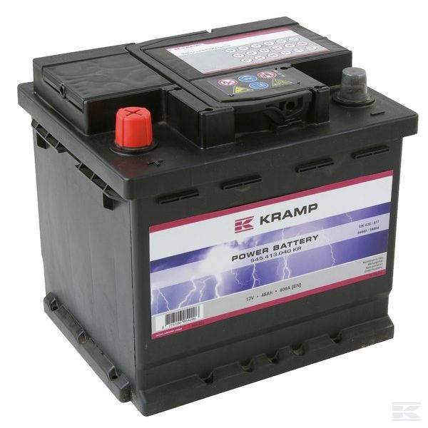 KRAMP akumulators 12V 45Ah 400A, Akumulatori, Akumulatori un piederumi ...