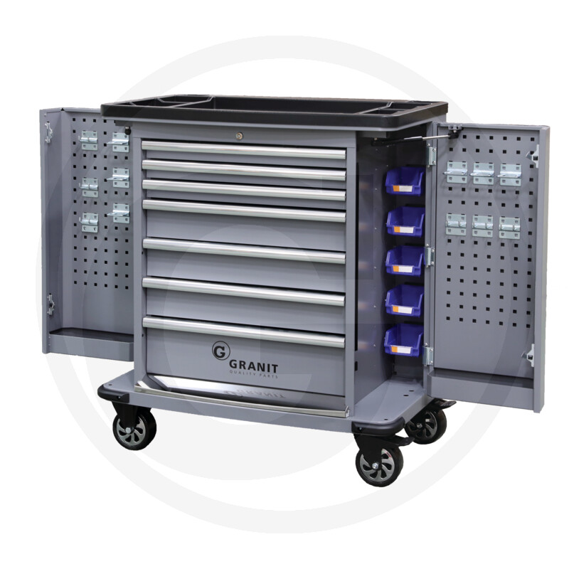 Instrumentu ratiņi, GRANIT ar 7 atvilktnēm, Instrumentu ratiņi ...